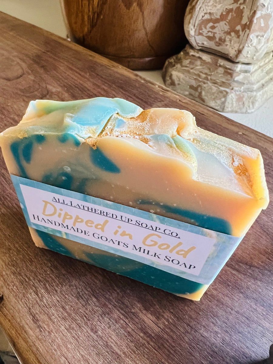 Dipped in Gold – All Lathered Up Soap Company